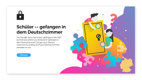 German Semester 1 Escape Room