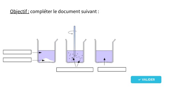 dissolution essai | Genially