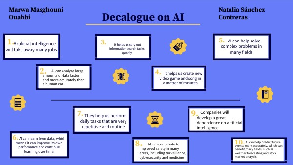 DECALOGUE ON AI | Genially