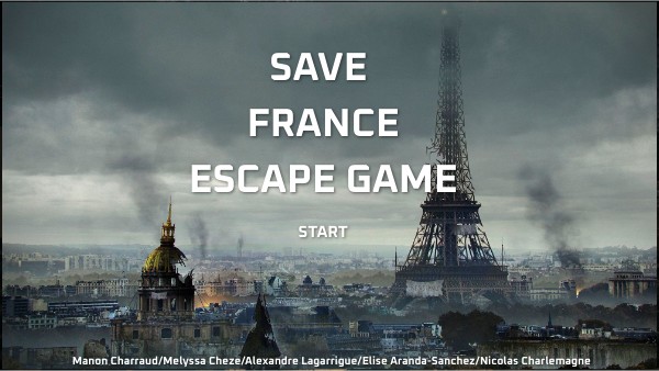 Save france escape game