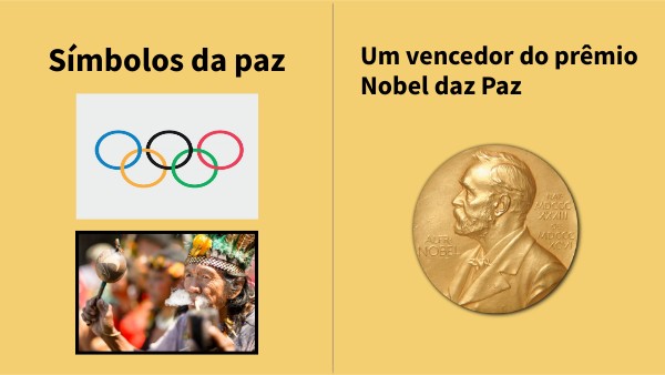 A paz nas nossas vidas