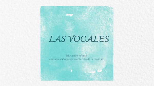 las vocales