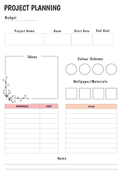 IMPORTANT INFO - project planning (home management,ent) | Genially
