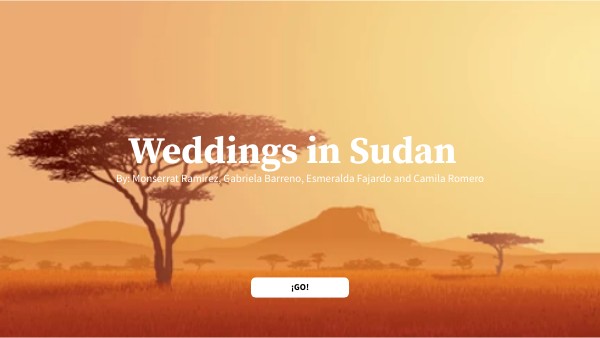 Weddings in Sudan | Genially
