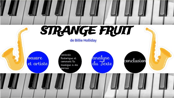 strange fruit | Genially