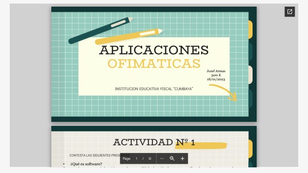 Taller-Aplicaciones Ofimaticas | Genially