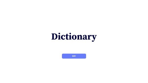 Dictionary (BE)