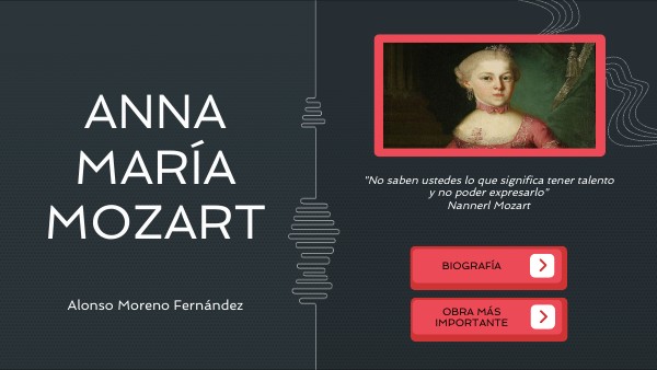 ANNA MARIA MOZART | Genially