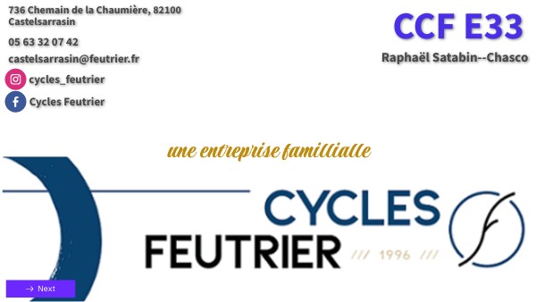 Présentation CCF E33