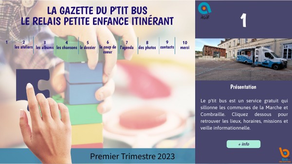 La gazette du p'tit bus-Babeth | Genially