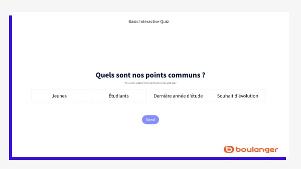Quiz interactif basique | Genially
