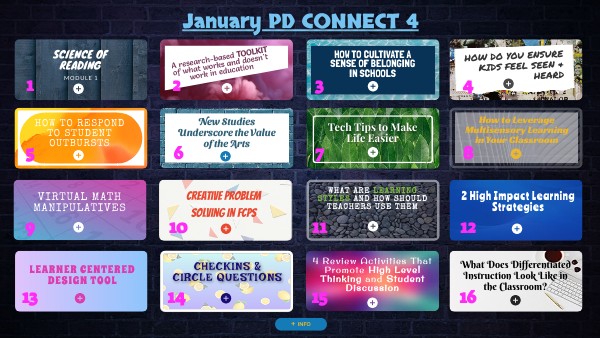 January PD Connect 4