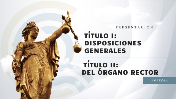 Disposiciones Generales | Genially