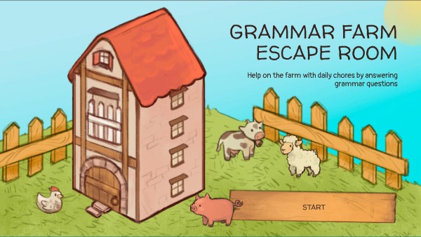 GRAMMAR FARM ESCAPE ROOM