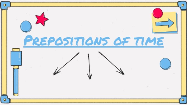 1^ - Prepositions of time | Genially