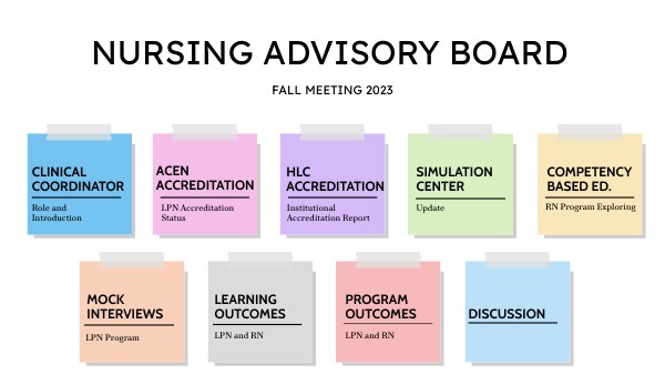 Fall 2023 Advisory Committee