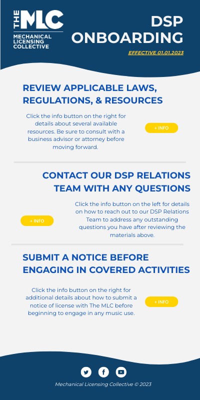 DSP Onboarding - The MLC