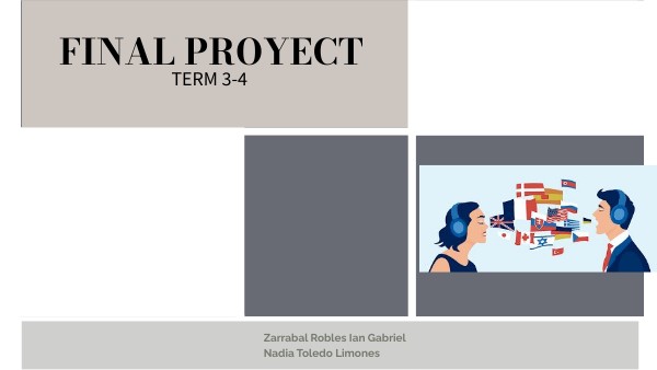 proyect 4 term- term 3-4 | Genially