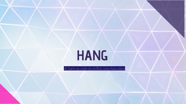 PRESENTACIÓ HANG PANG | Genially