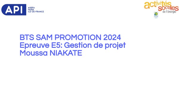 Projet BTS | Genially