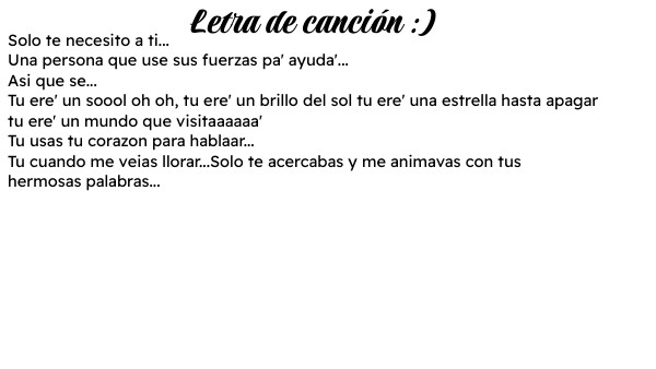 Mi Canción :) | Genially