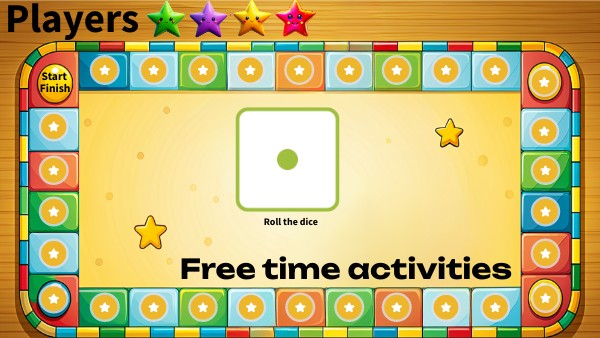 Free time activities board game | Genially