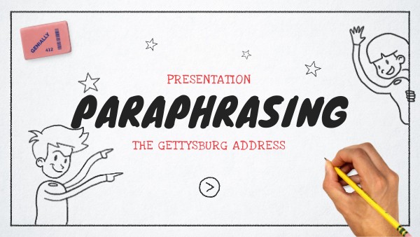 PARAPHRASING The Gettysburg Address