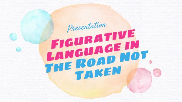 Figurative Language in The Road Not Taken | Genially