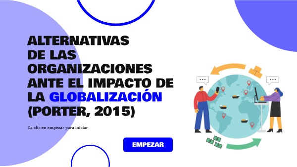 1.1 Alternativas de las organizaciones ante el impacto de la globaliza