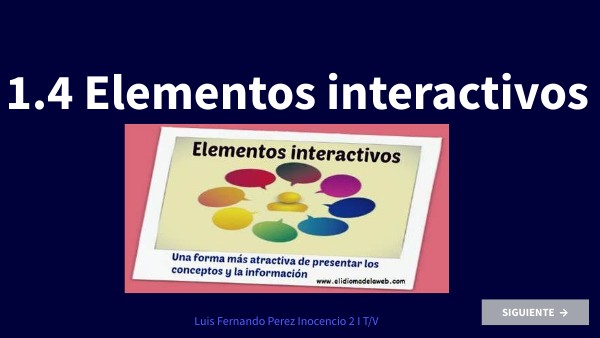 PRESENTACI1.4 Elementos interactivos BÁSICA DARK