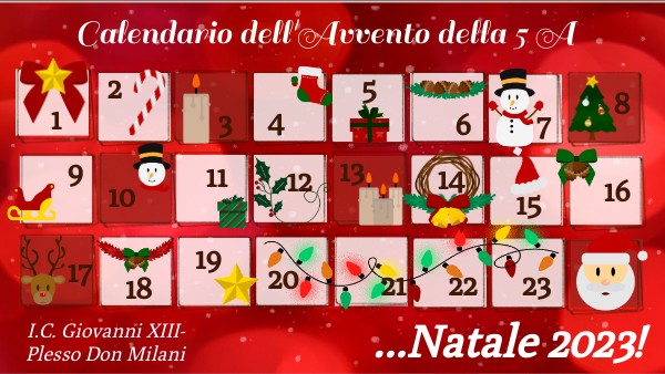 Calendario dell'Avvento | Genially