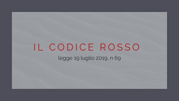 CODICE ROSSO