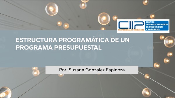 Estructura programática del PP | Genially