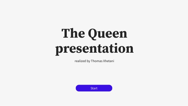The queen presentation by Thomas