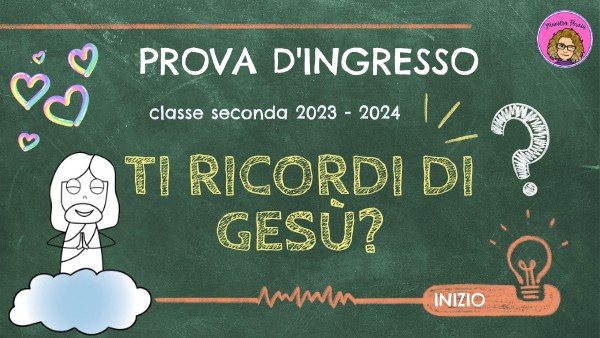 INGRESSO - classe seconda