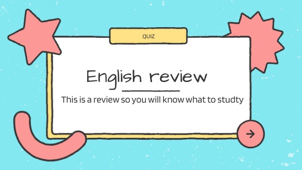 English 1º | Genially