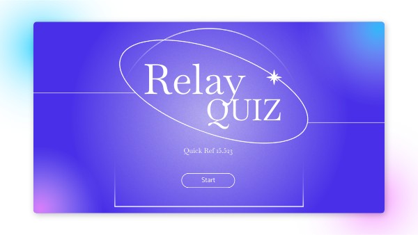 Redacted Relay Quiz