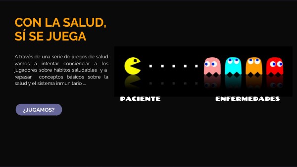 Con la salud, si se juega