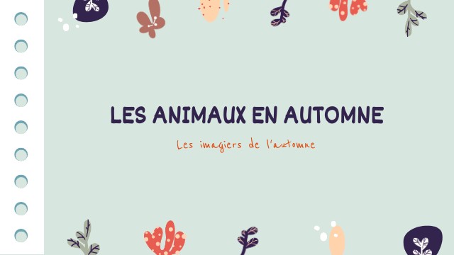 Les animaux en automne | Genially