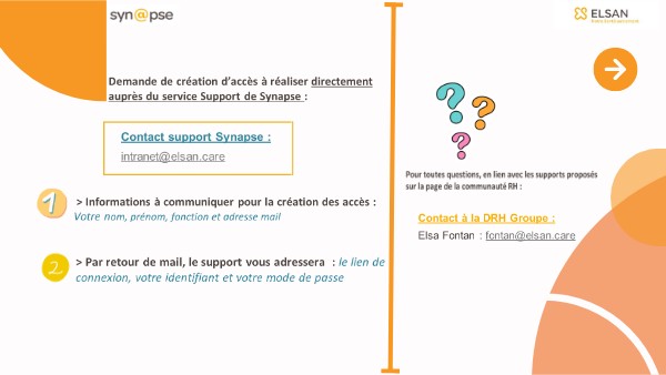 Seconnecter à Synapse