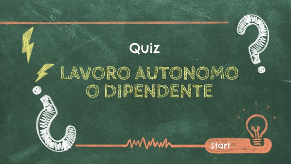 Animated chalkboard quiz | Genially