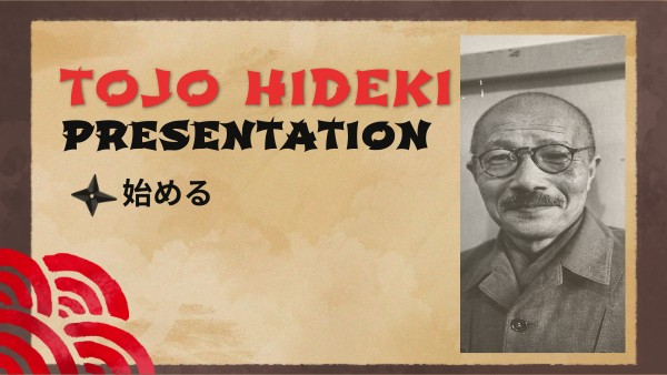 Tojo Hideki biographie