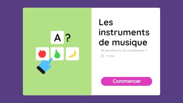 Les instruments de musique | Genially