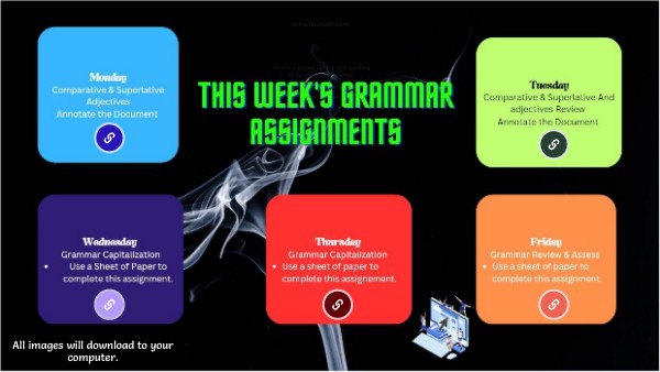 Week 28: Grammar Assignments