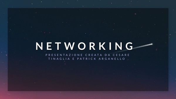 Networking e reti | Genially
