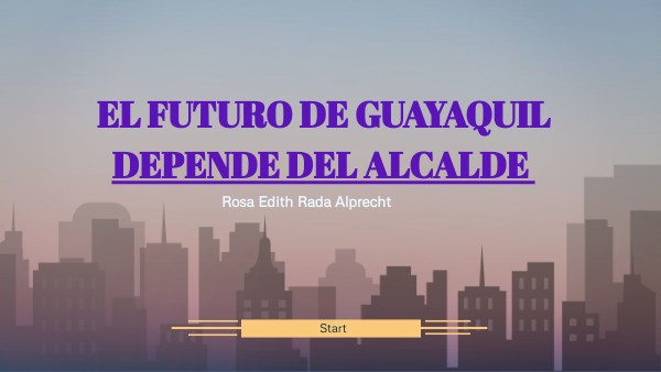 Futuro Guayaquil/Alcalde RE RADA | Genially