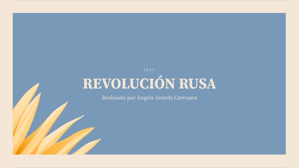 REVOLUCIÓN RUSA | Genially