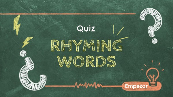 Quiz Rhyming words | Genially