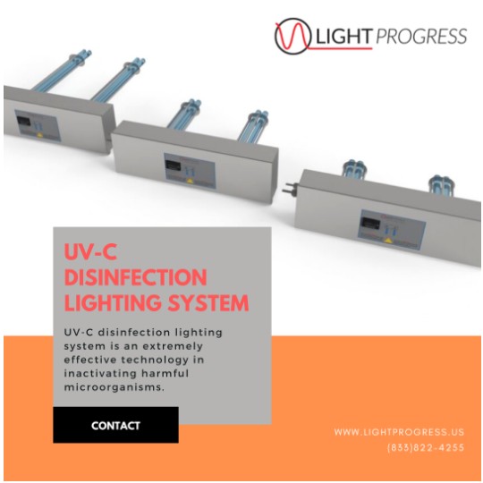 UV-C Disinfection Lighting System | Light Progress | Genially