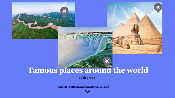 FAMOUS PLACES AROUND THE WORLD LEARNING UNIT | Genially